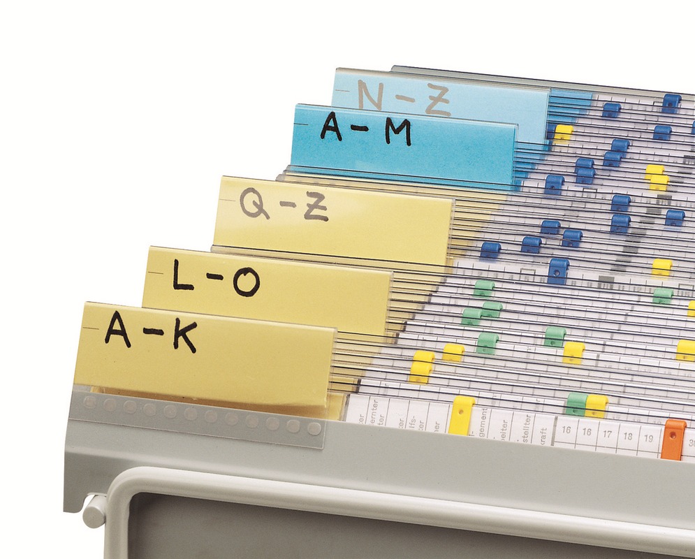 Leitkarten für Hängemappen-Ablage - EOC Shop